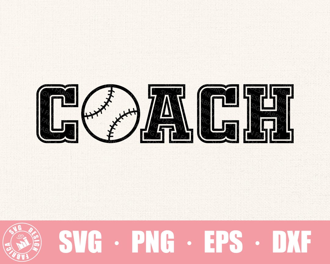 Baseball Coach Svg / Baseball Svg / Baseball Cut Files / Baseball ...