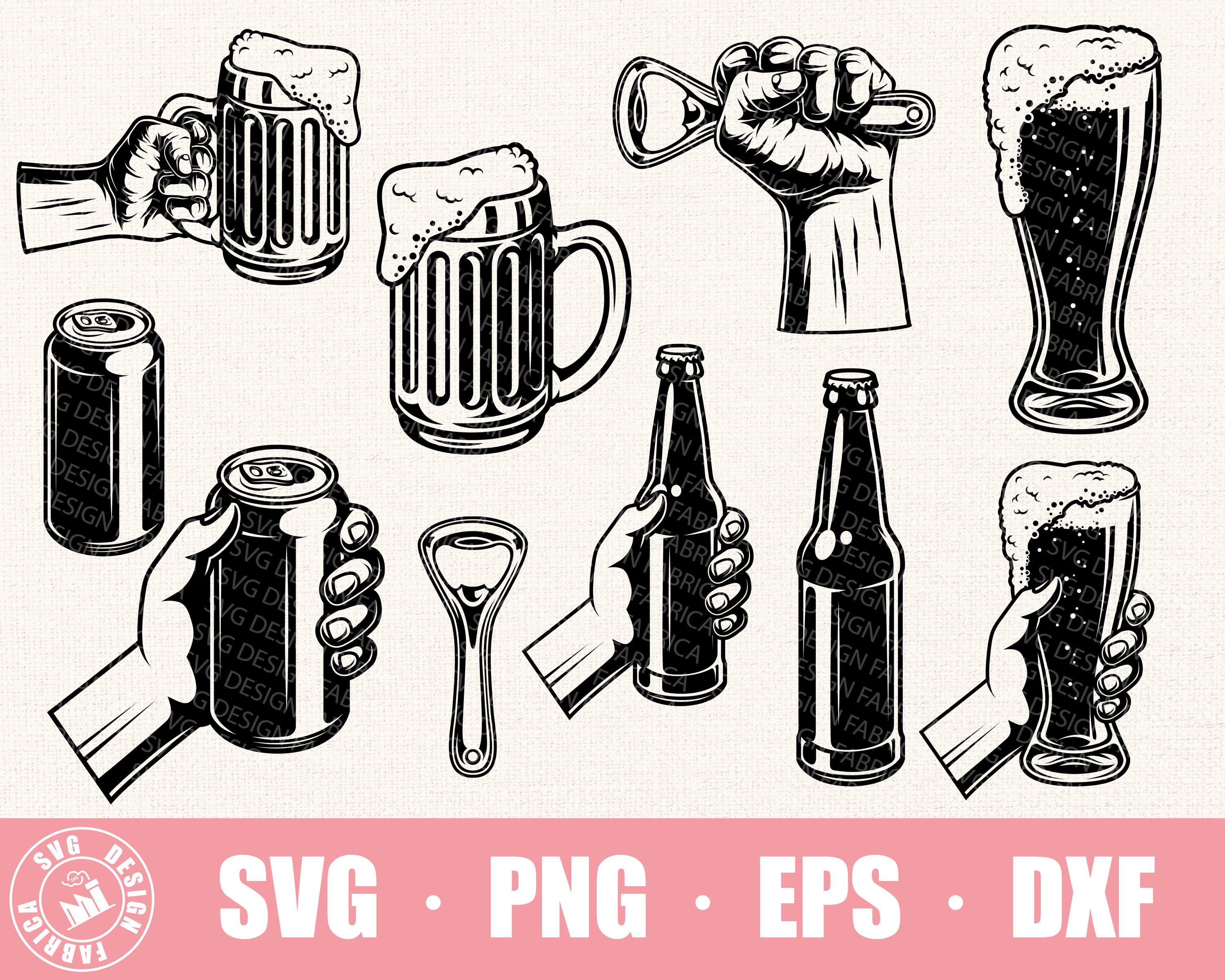 Beer Mug Svg / Beer Bundle Svg / Alcohol Svg Beer Png / Wind and Beer ...
