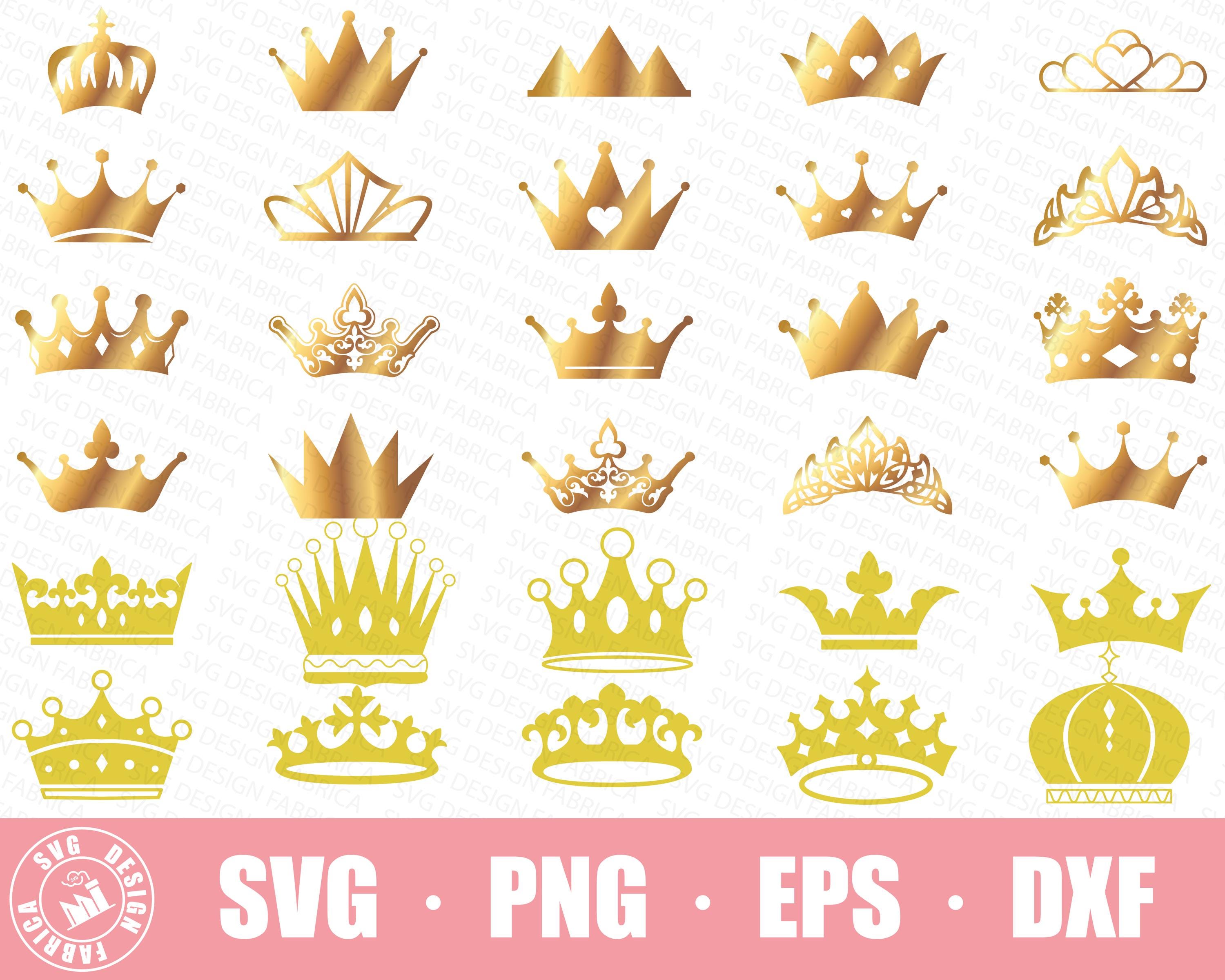 330+ Royal Crown Svg Bundle / Queen Crown Svg / Princess Crown ...