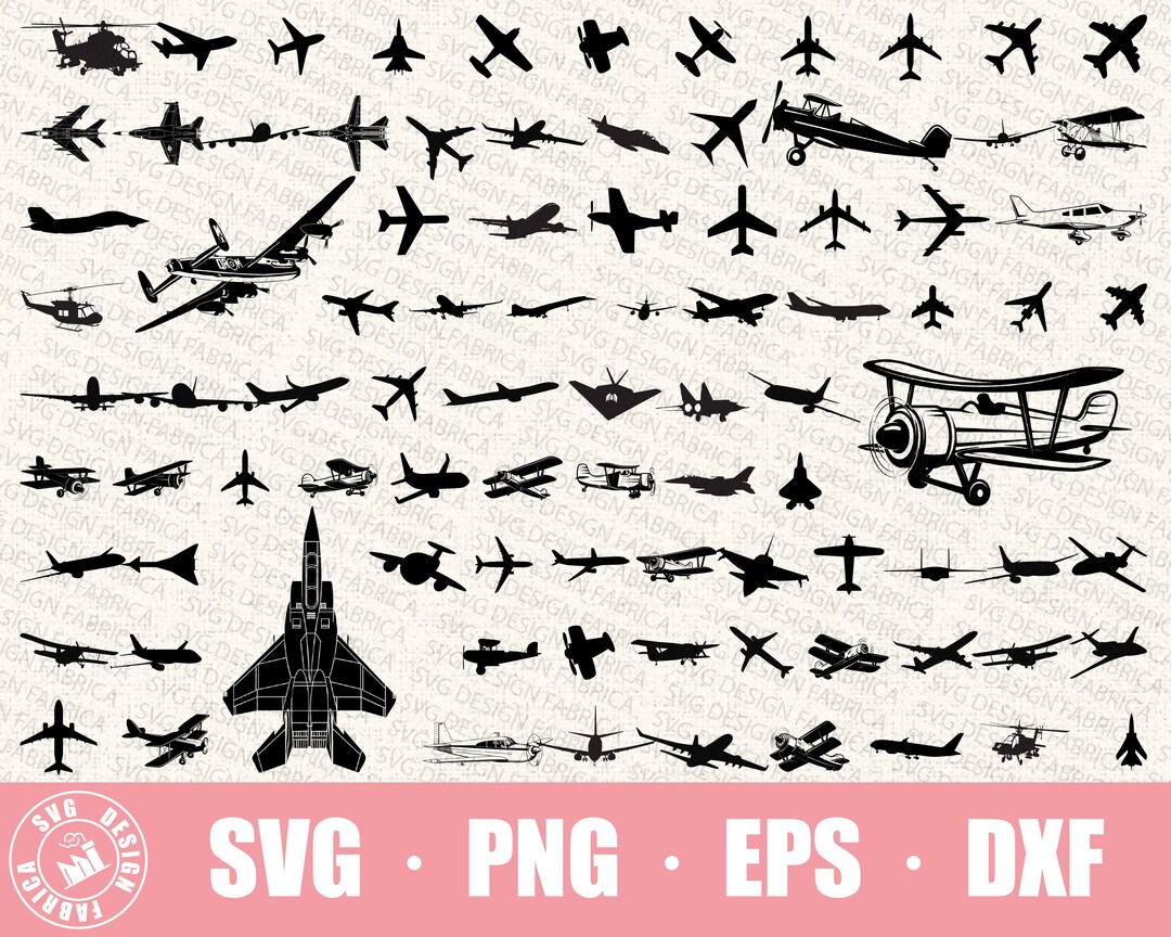 Airplane Svg Bundle / Airplane Svg Cut Files for Cricut / Military ...