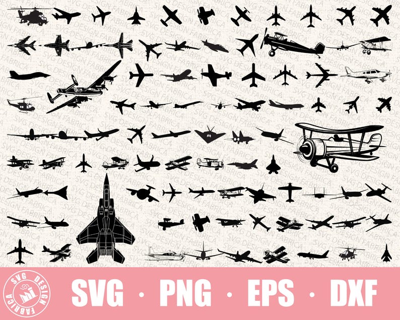 Airplane Svg Bundle / Airplane Svg Cut Files for Cricut / Military ...
