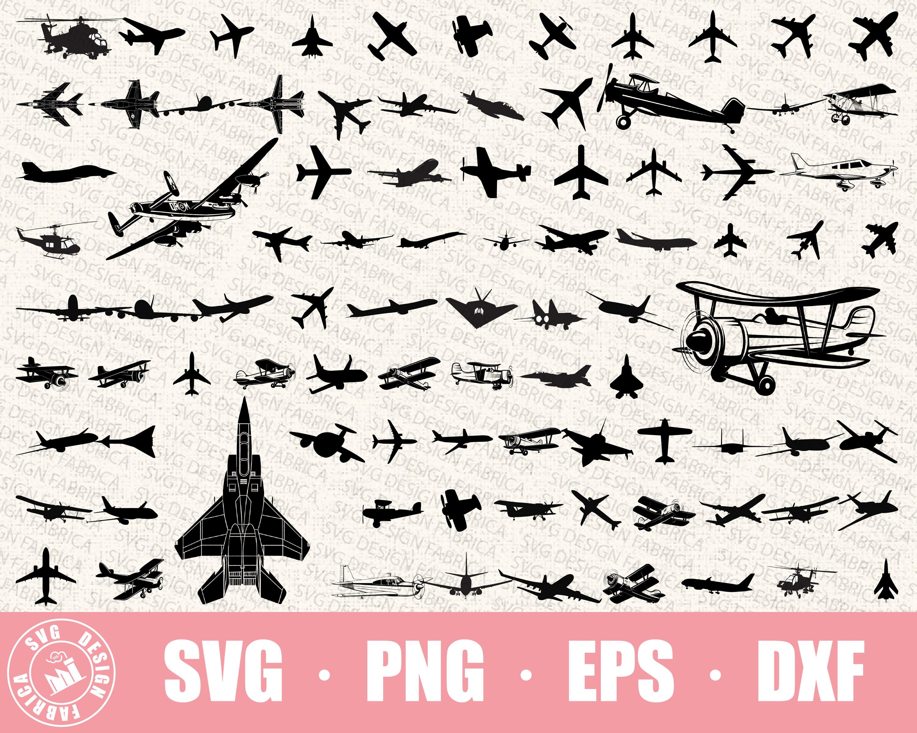Airplane Svg Bundle / Airplane Svg Cut Files for Cricut / Military ...