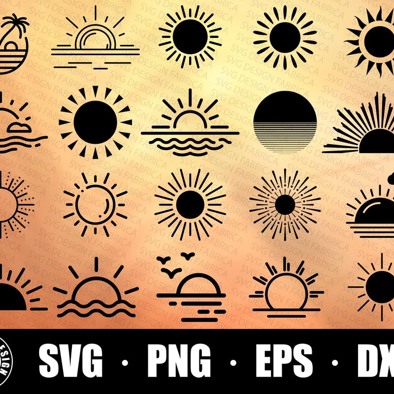 Sun Svg - Etsy