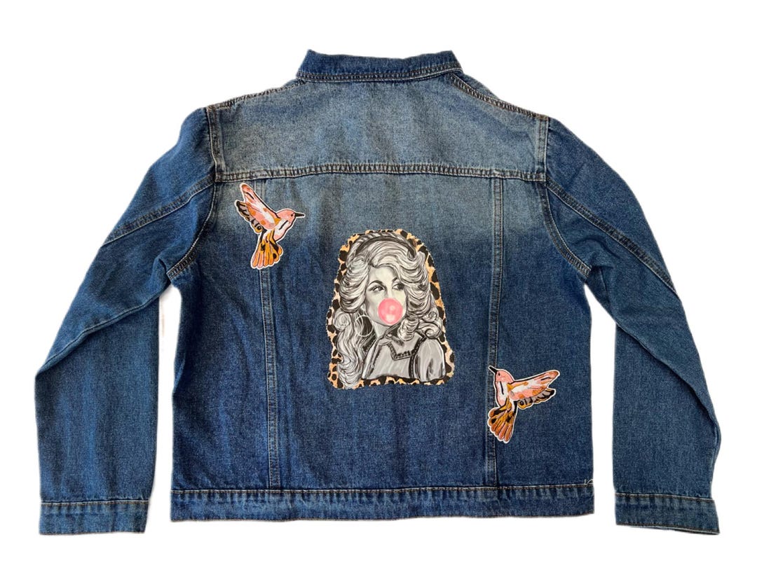 Dolly Parton Denim Jacket Womens Large - Etsy