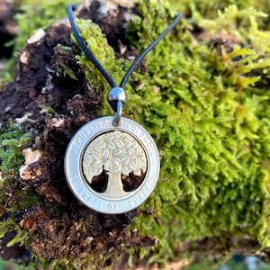 The Holy Tree of Guacarí. Handcrafted Pendant, Carved From a Colombian ...
