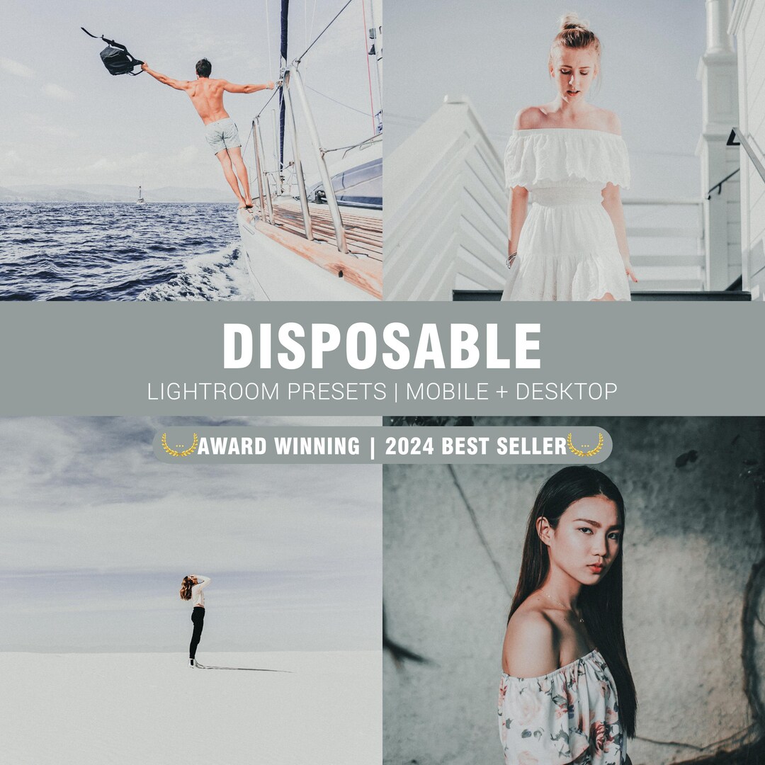 Pack of 10 >> Disposable Camera Lightroom Presets | Mobile & Desktop ...