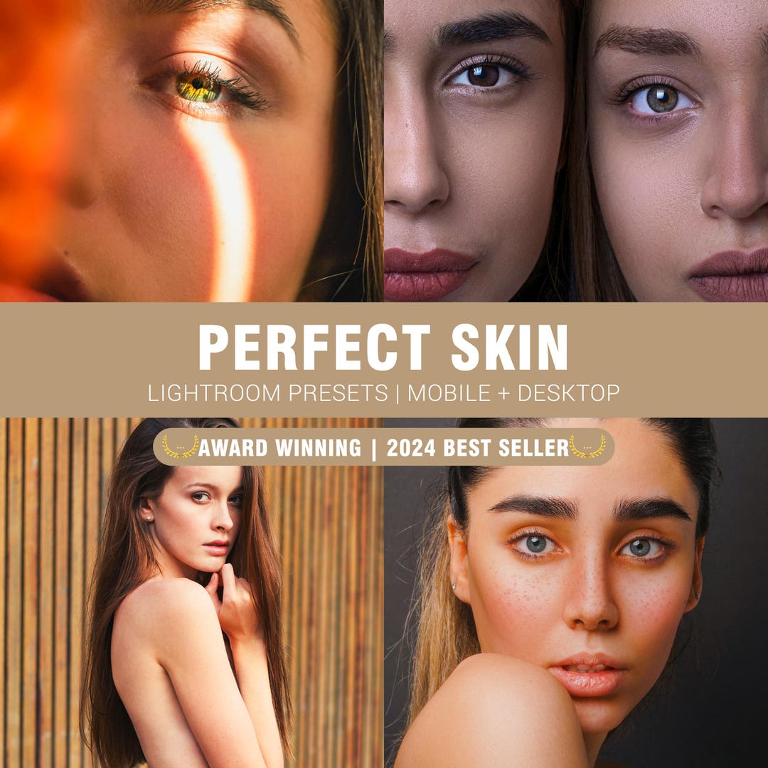 10 Perfect Skin Lightroom Mobile & Desktop Presets | 10 Perfect Skin Lightroom Presets | One ...