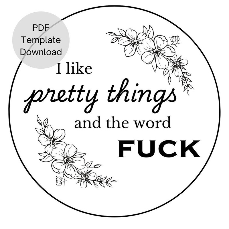 Profanity Embroidery - Etsy