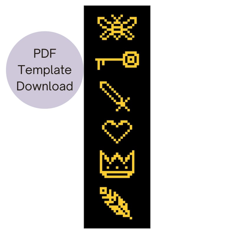 Bee, Key, Sword, Heart, Crown, Feather // Starless Sea Inspired ...