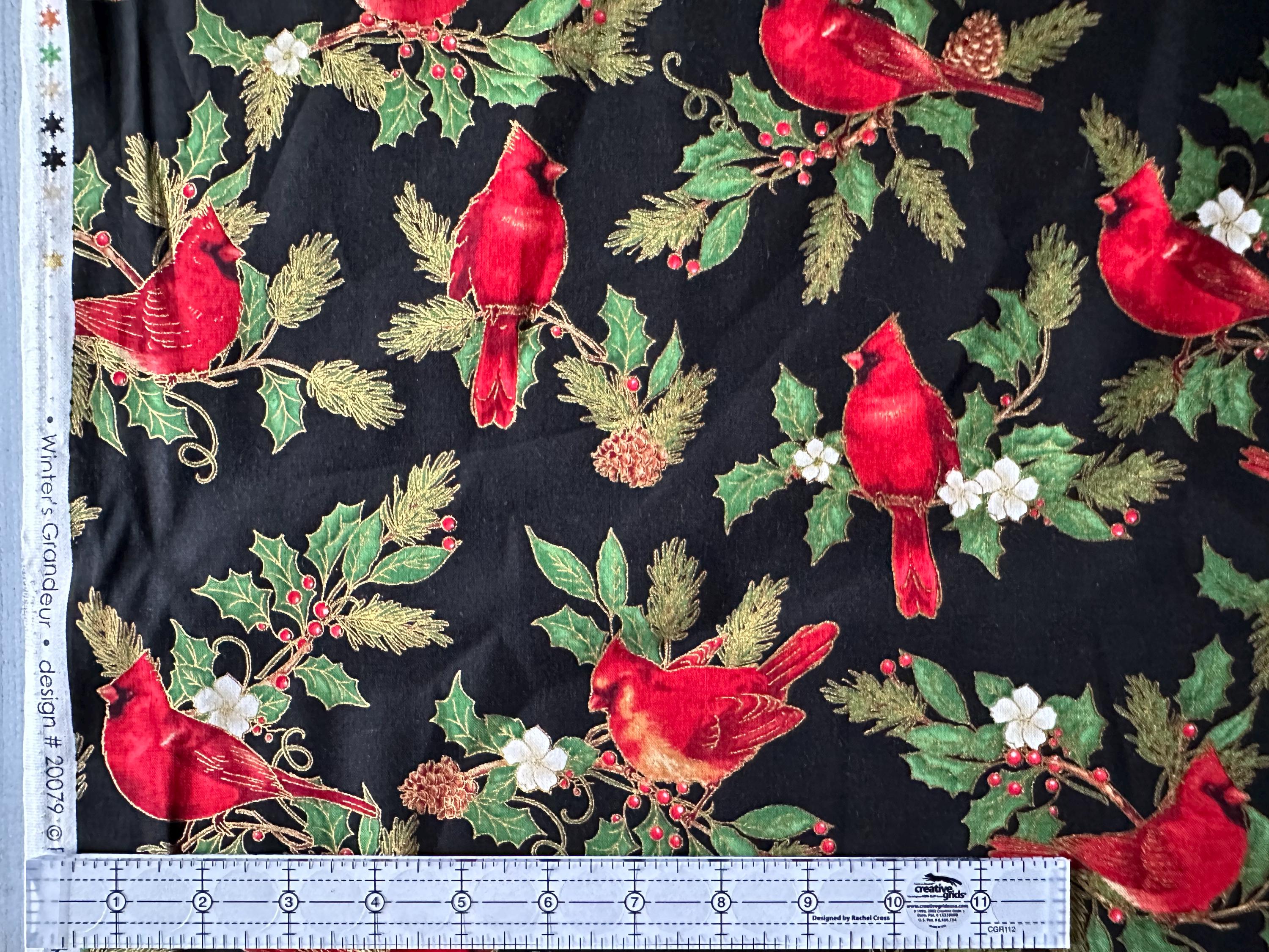 Christmas Winter Holiday Fabric by the Half Yard 100% Cotton - Etsy
