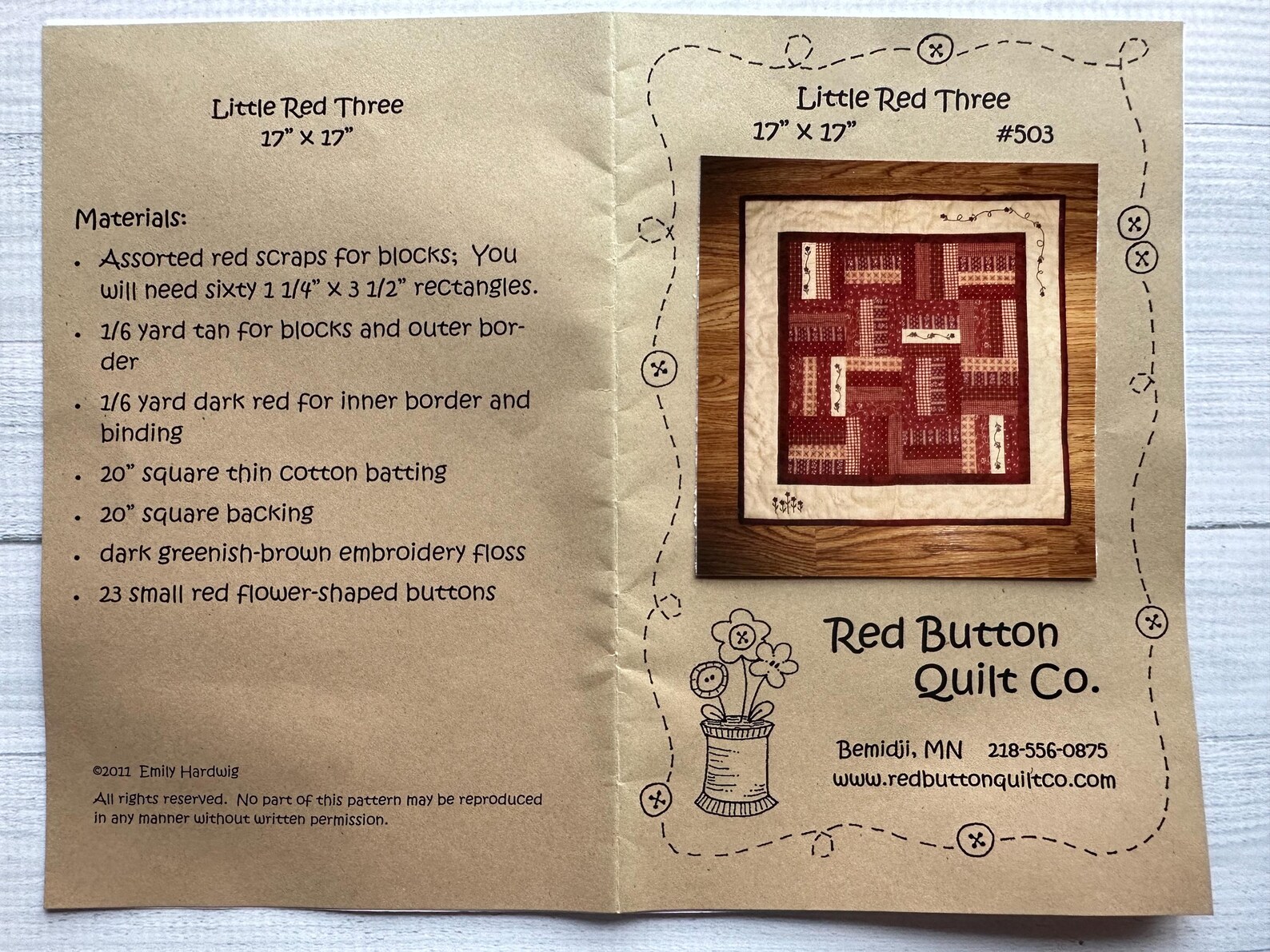Red Button Quilt Co. Patterns - Etsy