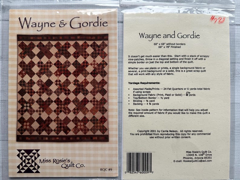 Miss Rosie's Quilt Co. Patterns - Etsy