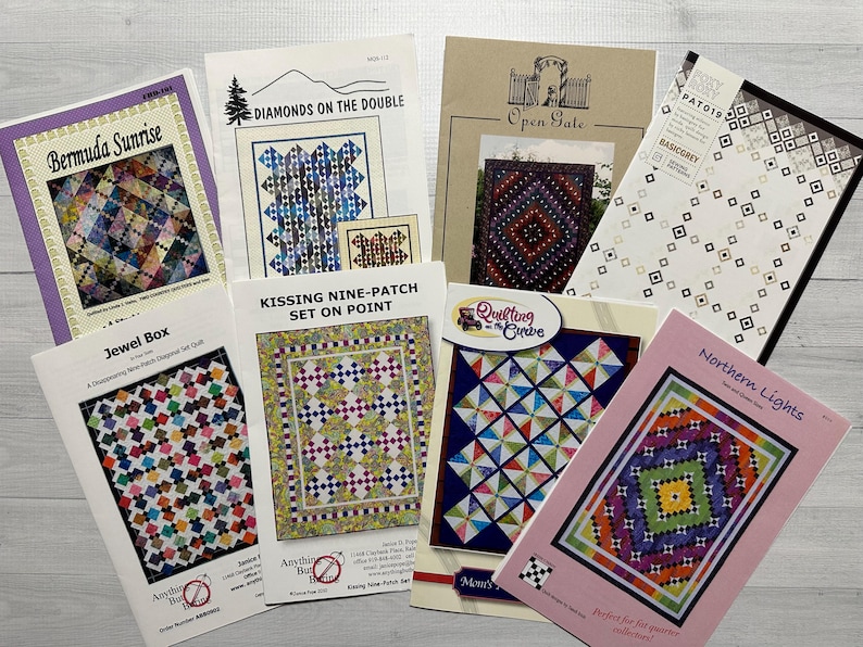 On-point Quilt Patterns - Etsy