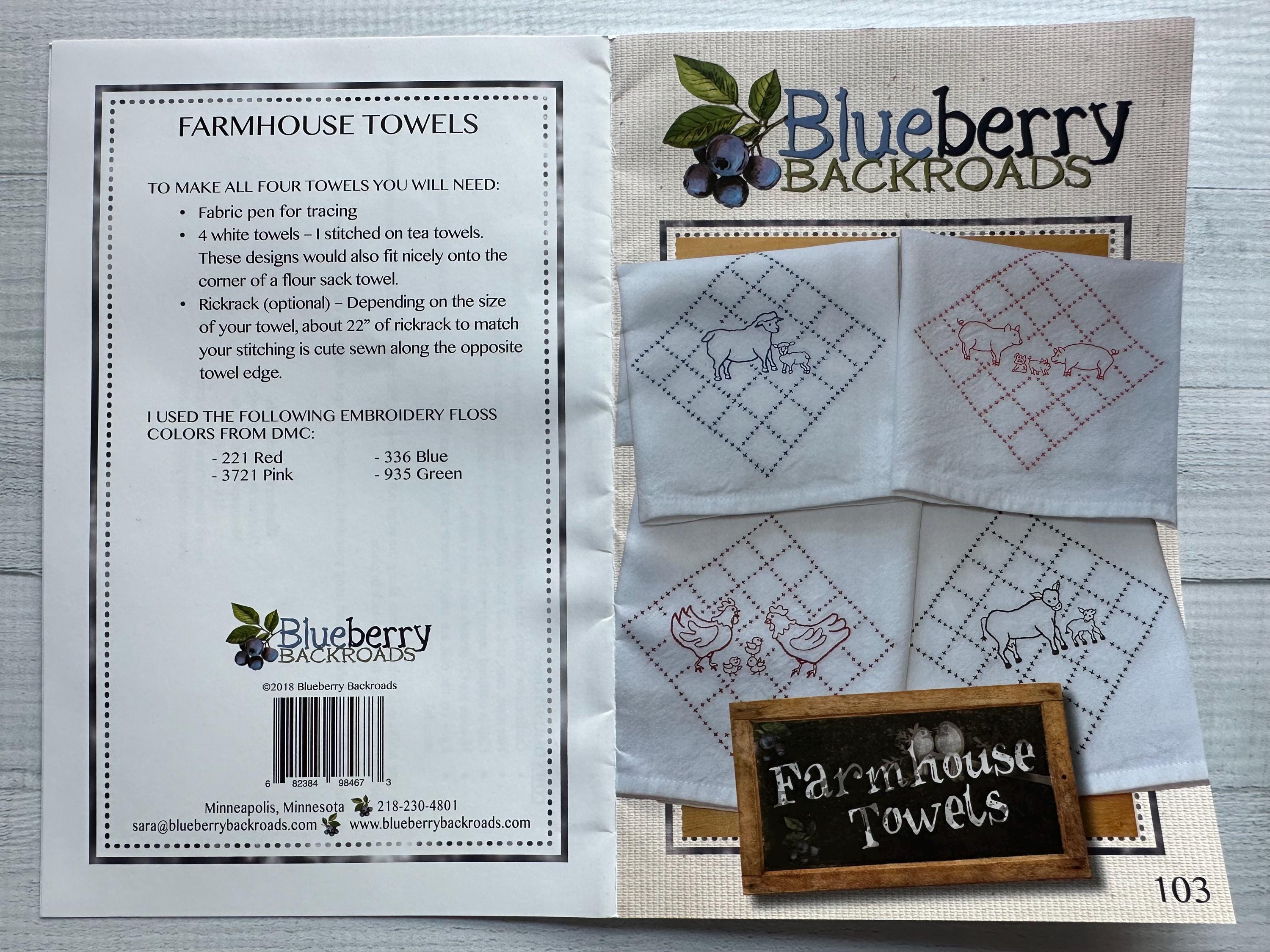 Blueberry Backroads Misc Embroidery Patterns - Etsy