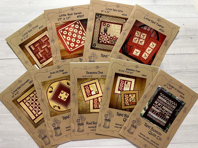 Red Button Quilt Co. Patterns - Etsy