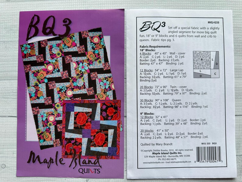 Maple Island Quilt Patterns - Etsy