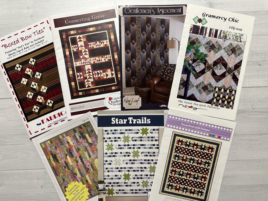 Manly Quilt Patterns! - Etsy