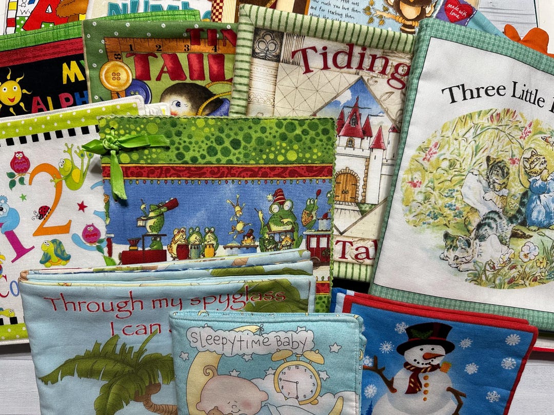 Soft Cloth Books for Babies and Toddlers - Etsy