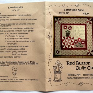 Red Button Quilt Co. Patterns - Etsy