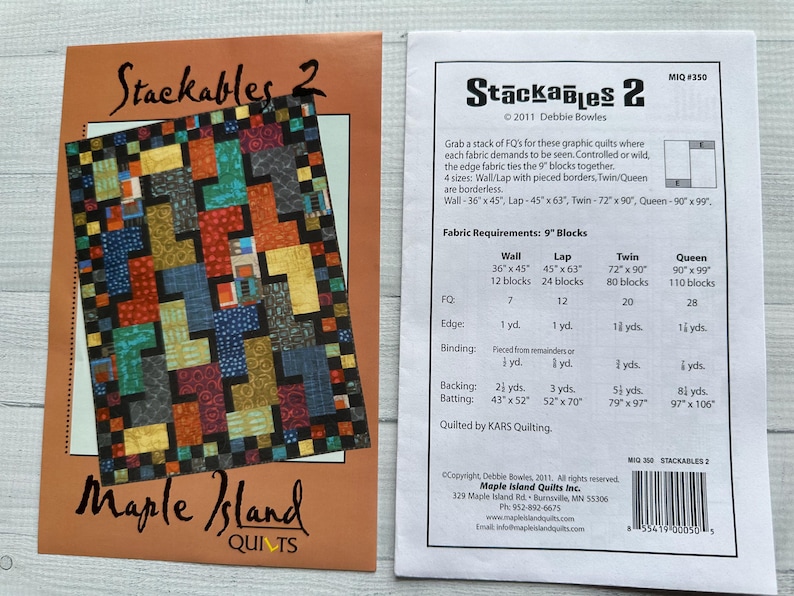 Maple Island Quilt Patterns - Etsy