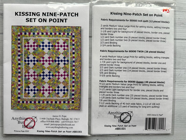 On-point Quilt Patterns - Etsy