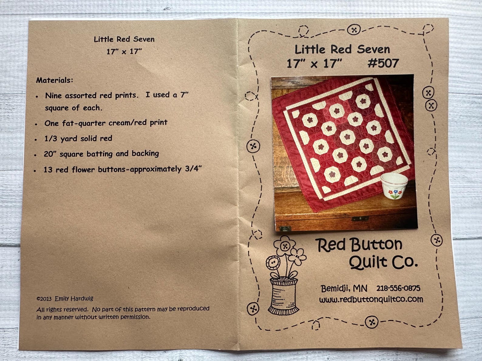 Red Button Quilt Co. Patterns - Etsy