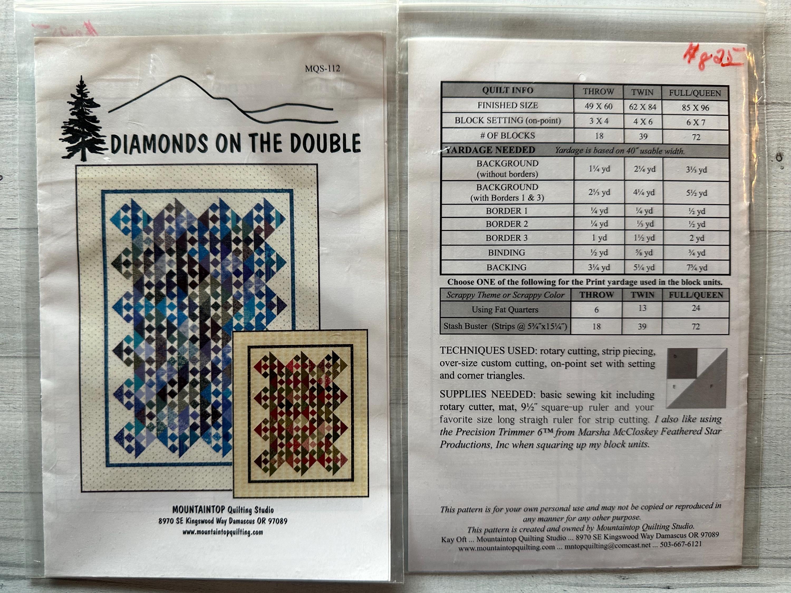 On-point Quilt Patterns - Etsy