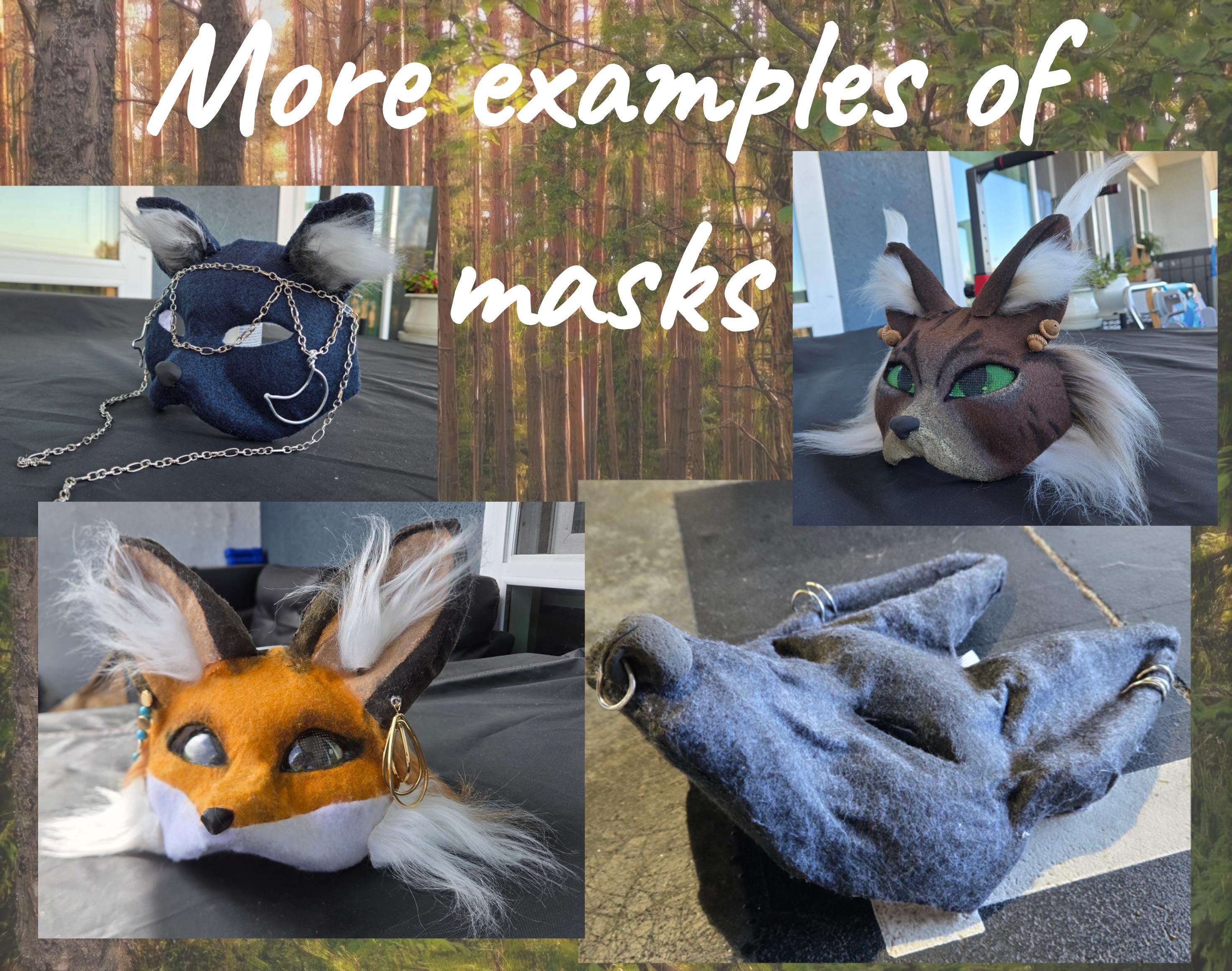 Therian/quadrobics Custom Mask - Etsy