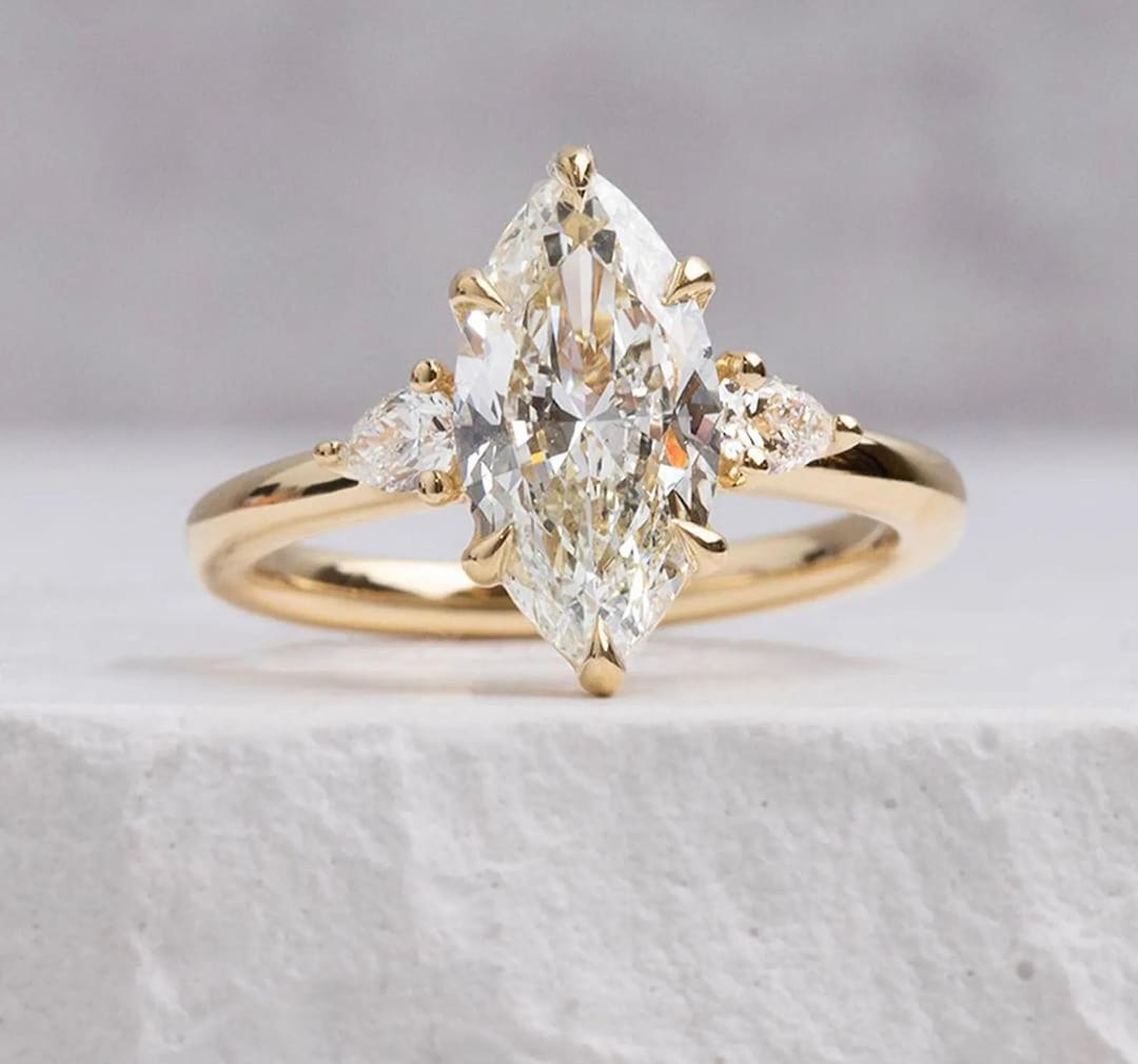 3ct Marquise Diamond Ring