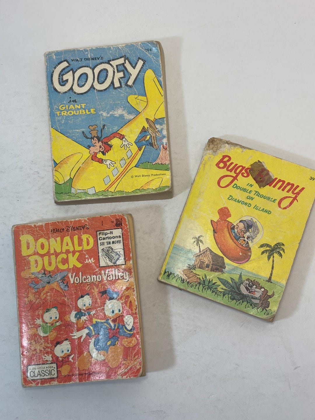 Donald Duck in Volcano Valley 1973, Bugs Bunny in Double Trouble on ...