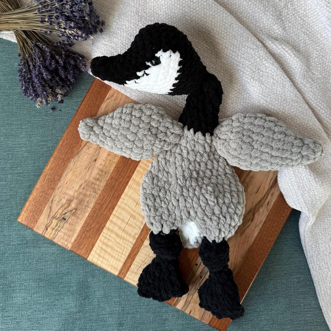 Crochet Canada Goose Lovey: Plush Baby Snuggler - Etsy
