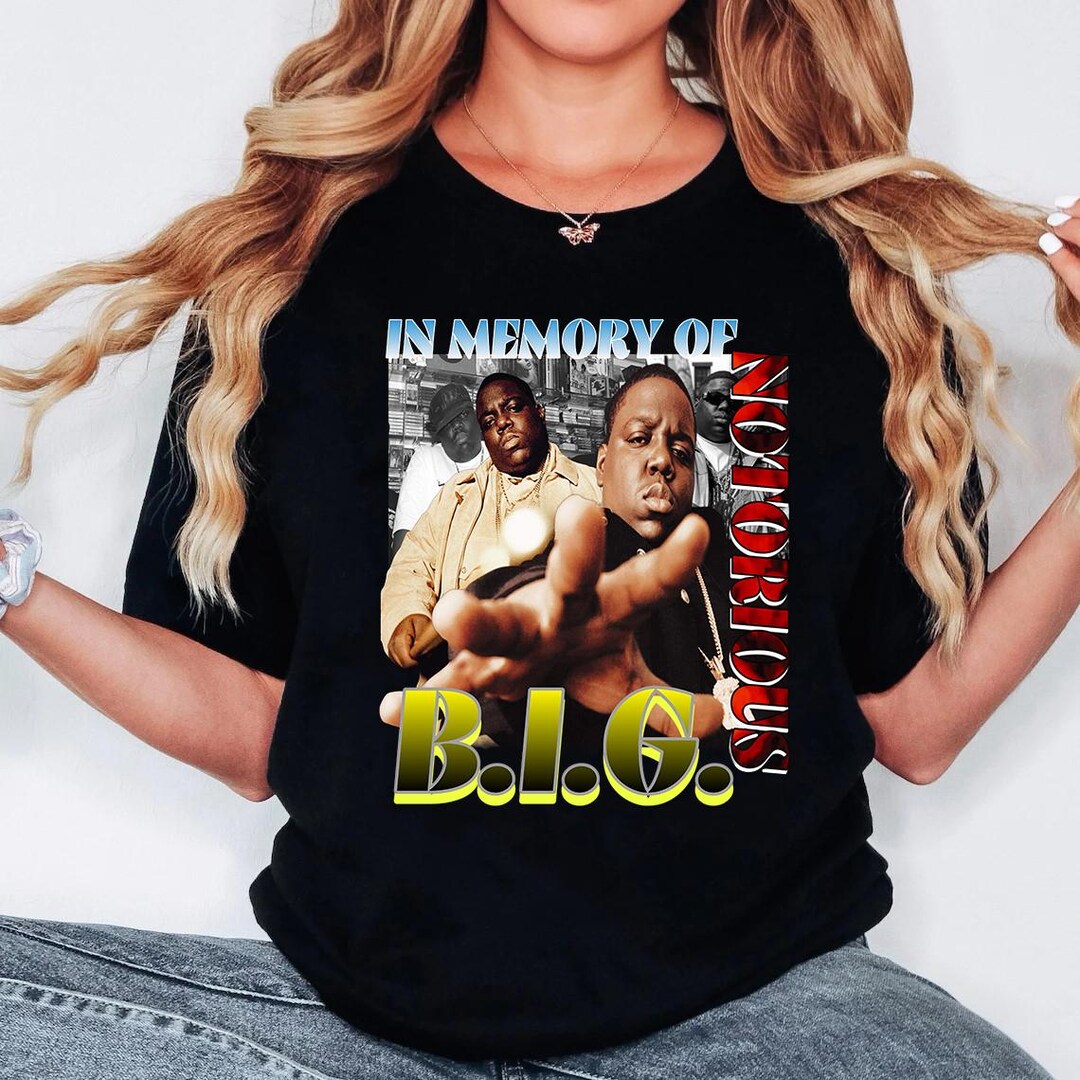 The Notorious BIG Biggie Smalls Shirt, Biggie Smalls Shirt, the ...