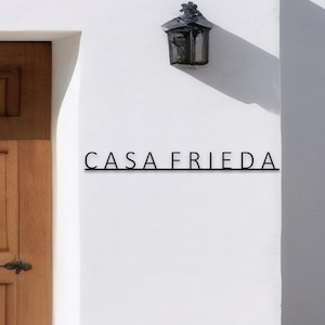 Custom Metal House Name Sign,outdoor House Name Plaque, Outdoor House ...