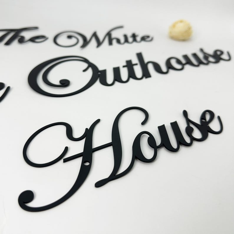 Custom Metal House Name Sign,outdoor House Name Plaque, Outdoor House ...