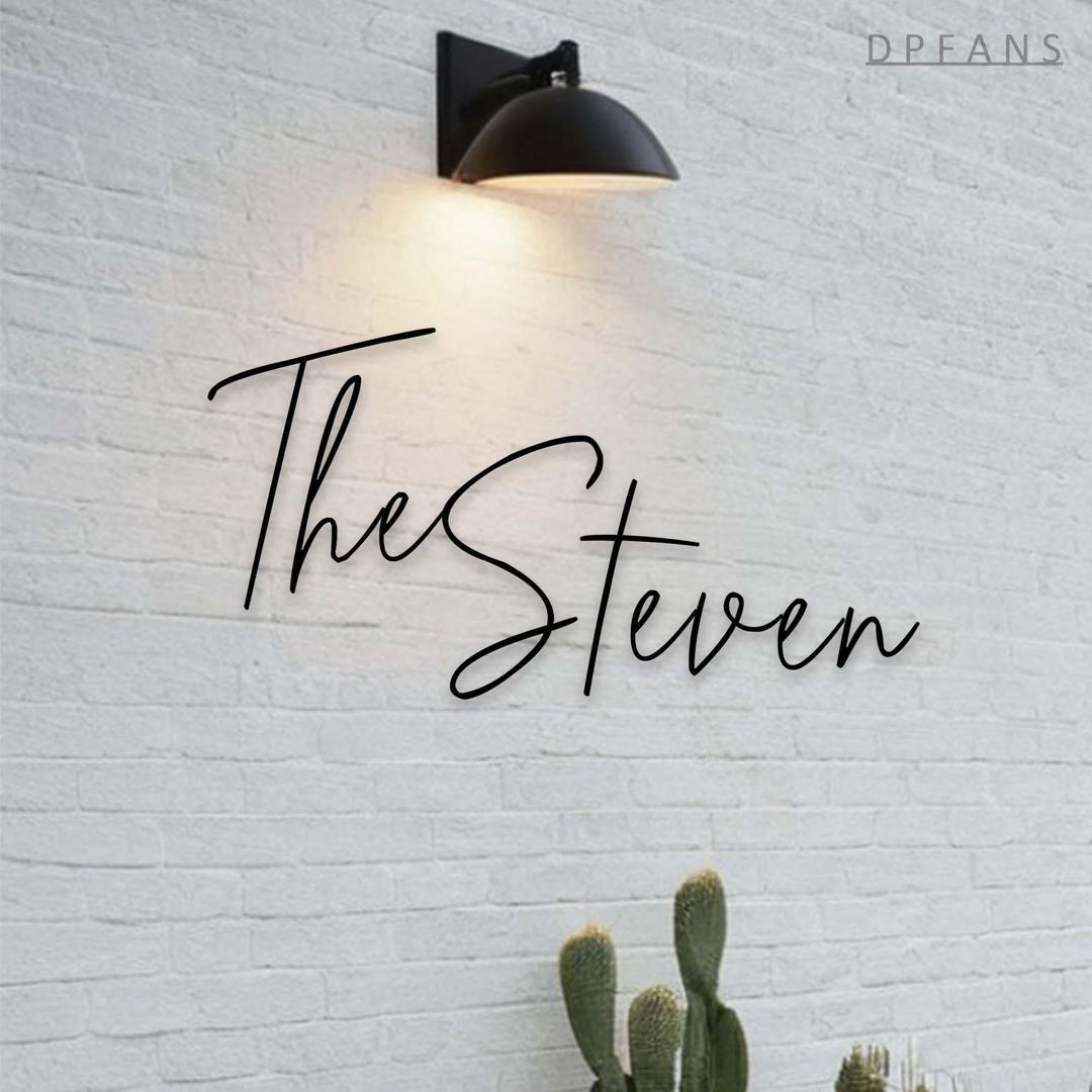 Custom Metal House Name Sign, Wedding Backdrop, Outdoor House Signs ...