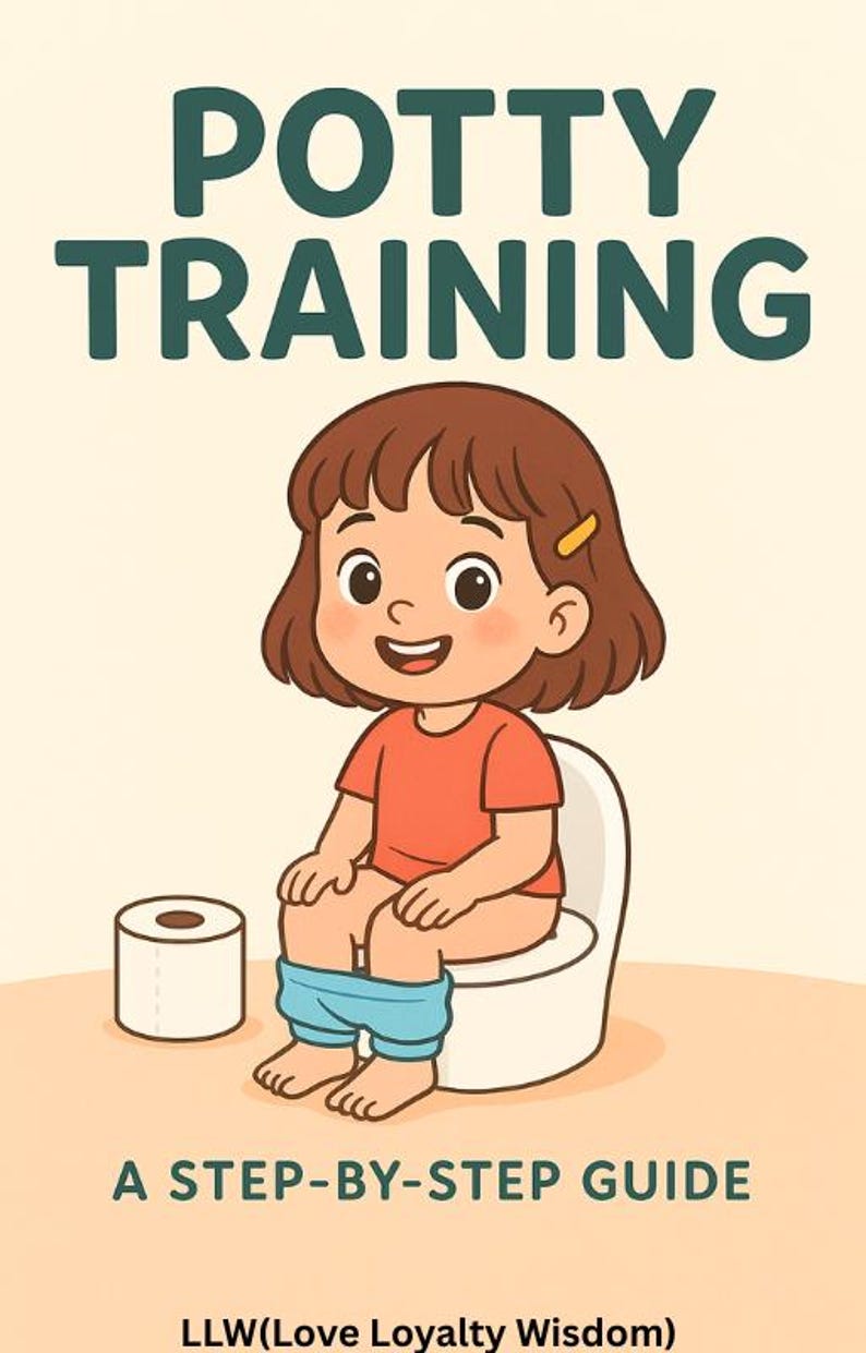 Potty Training Step by Step - Etsy
