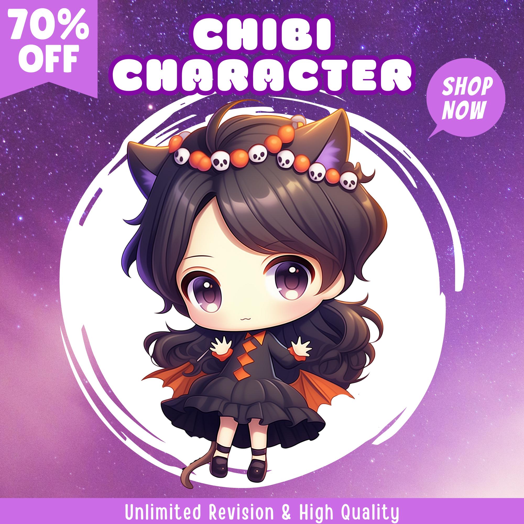 Custom Chibi Anime, Chibi Character, Custom Chibi Commission, Original ...