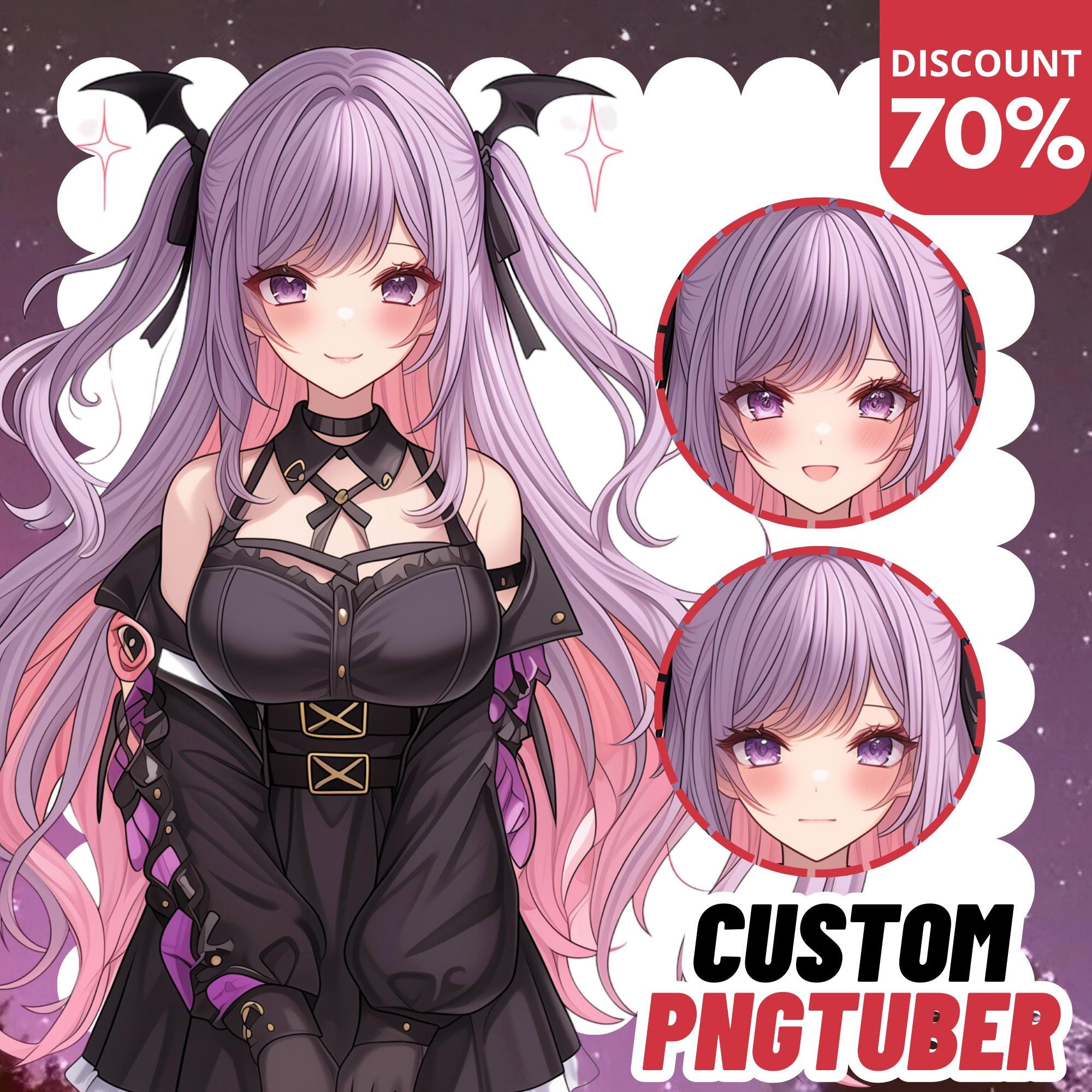 CUSTOM PNGTUBER Pngtuber Commission, Pngtuber Character, Pngtuber ...