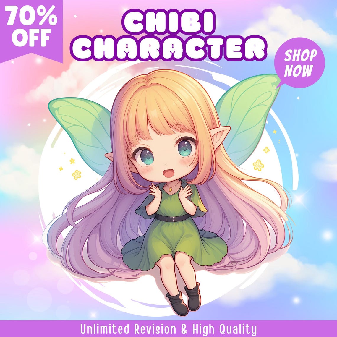 Custom Chibi Anime, Chibi Character, Custom Chibi Commission, Original ...