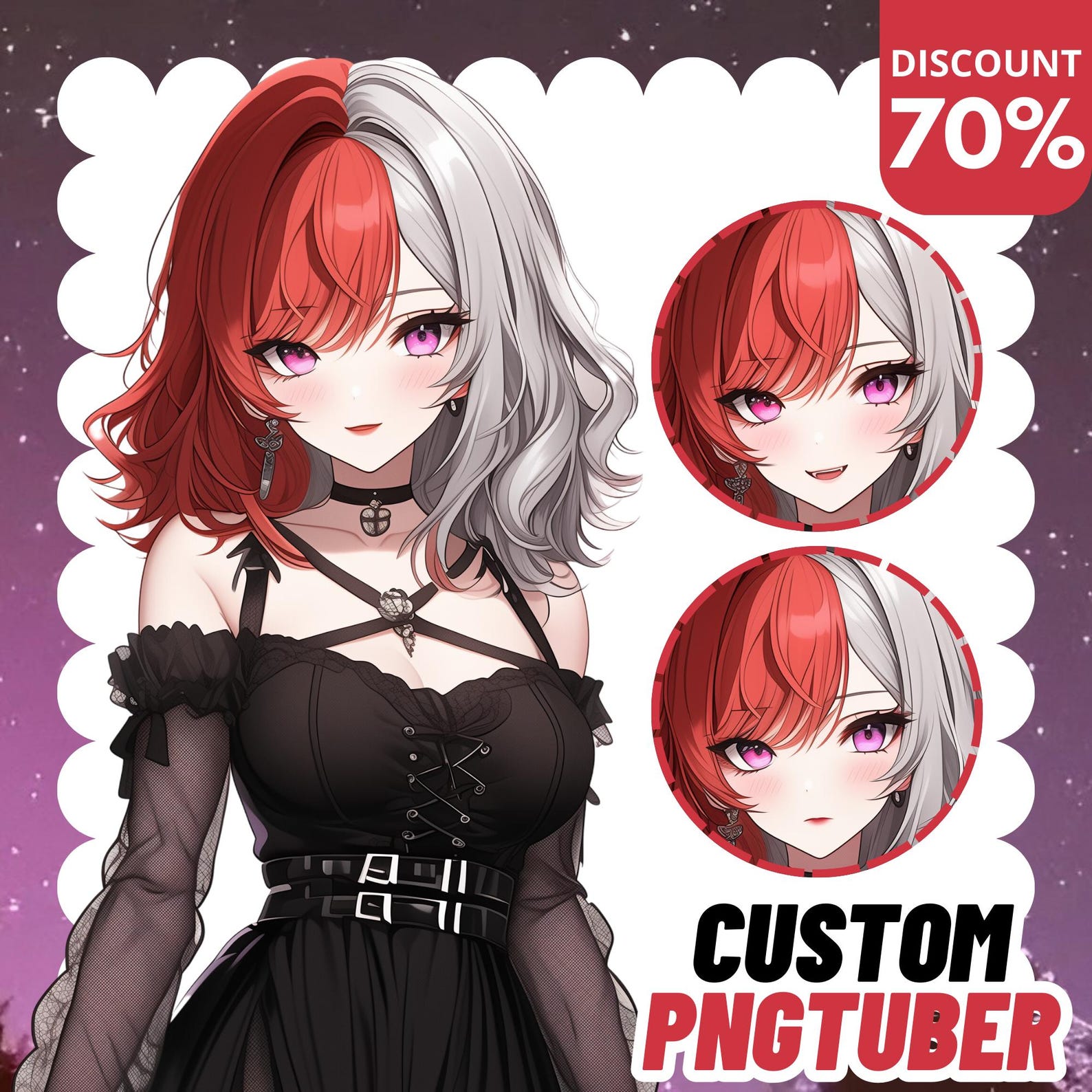 CUSTOM PNGTUBER Pngtuber Commission, Pngtuber Character, Pngtuber ...