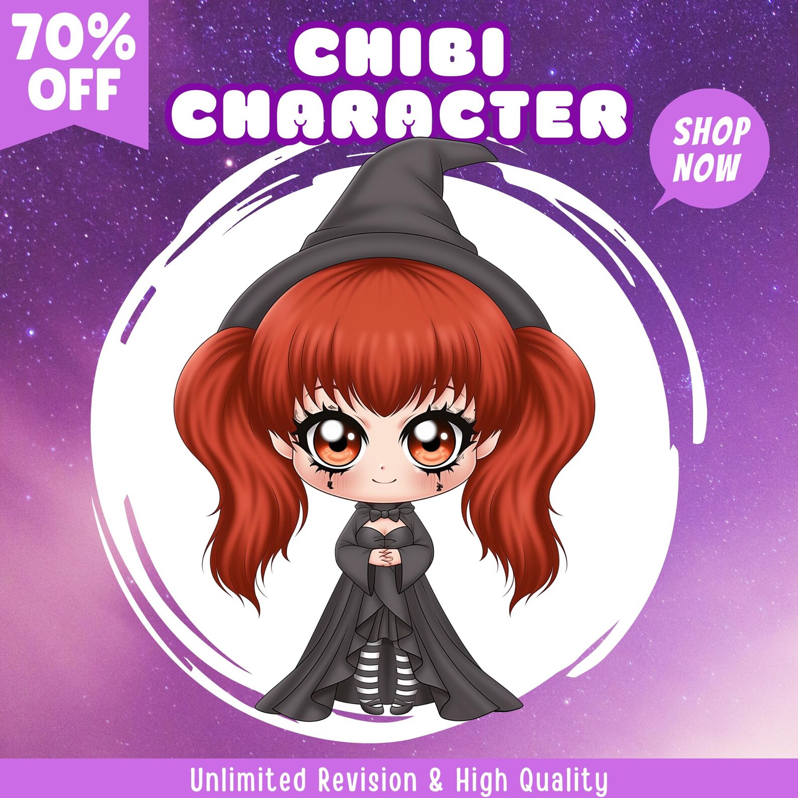 Custom Chibi Anime, Chibi Character, Custom Chibi Commission, Original ...