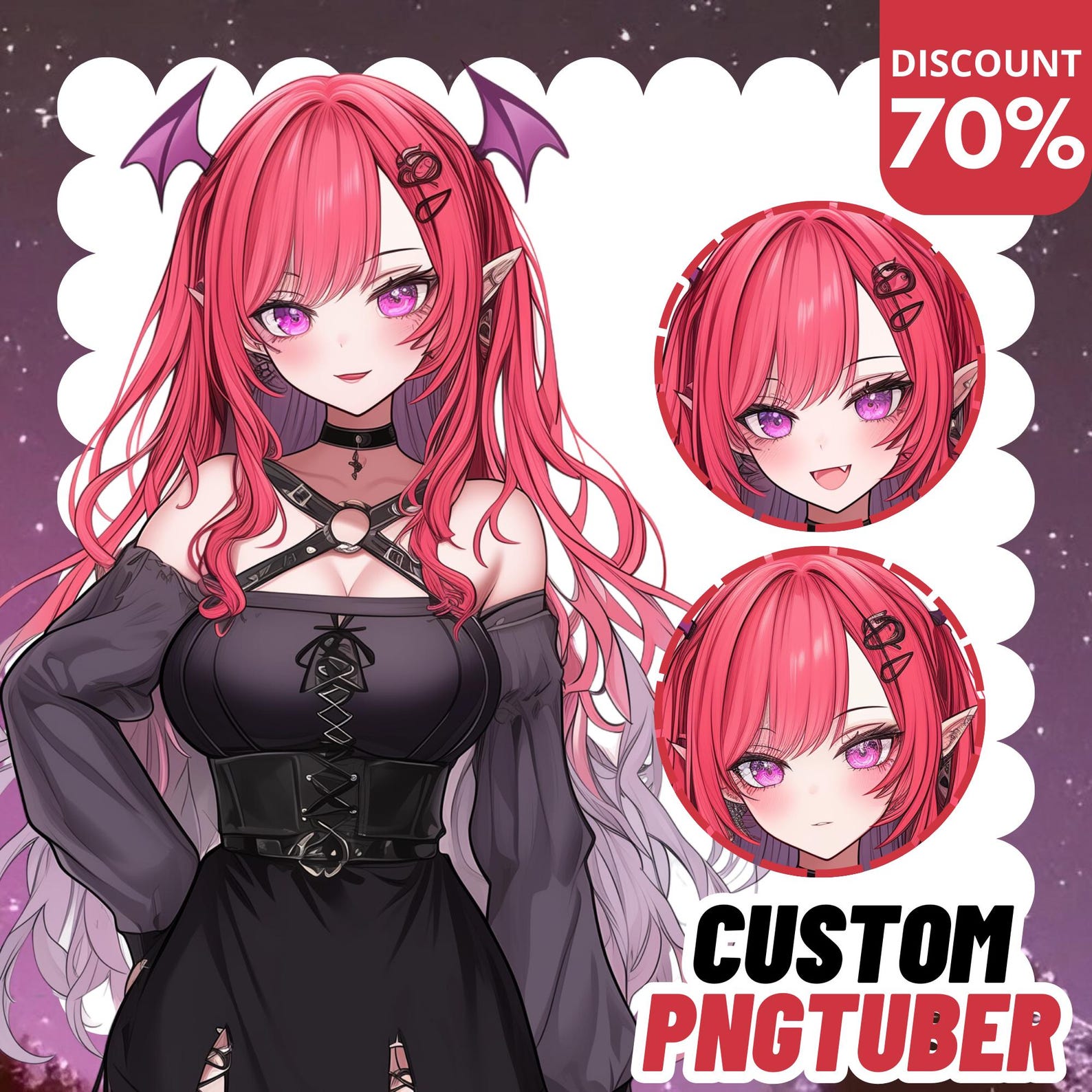 CUSTOM PNGTUBER Pngtuber Commission, Pngtuber Character, Pngtuber ...