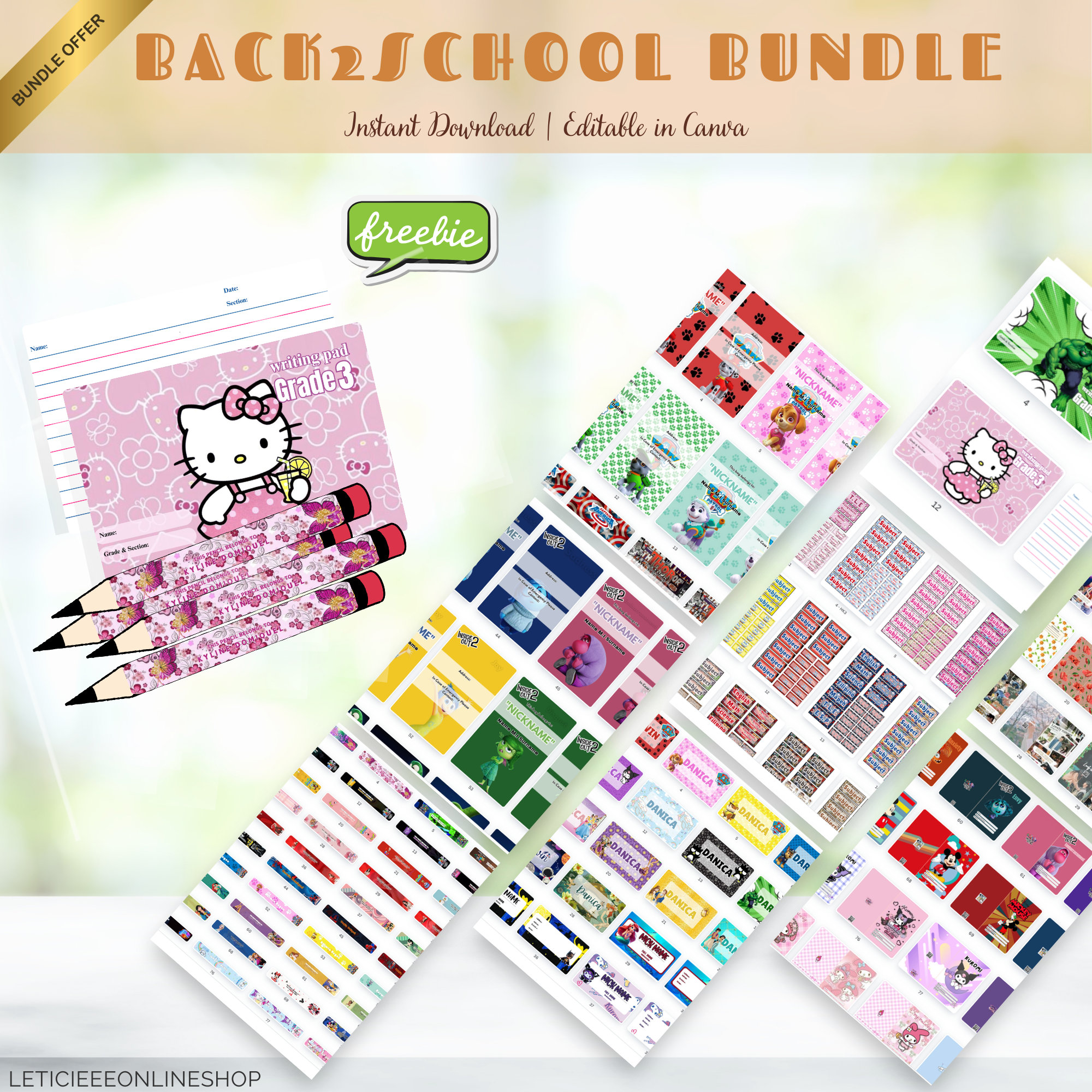 Educational Charts Bundle for Kids - Digital Learning Charts ...