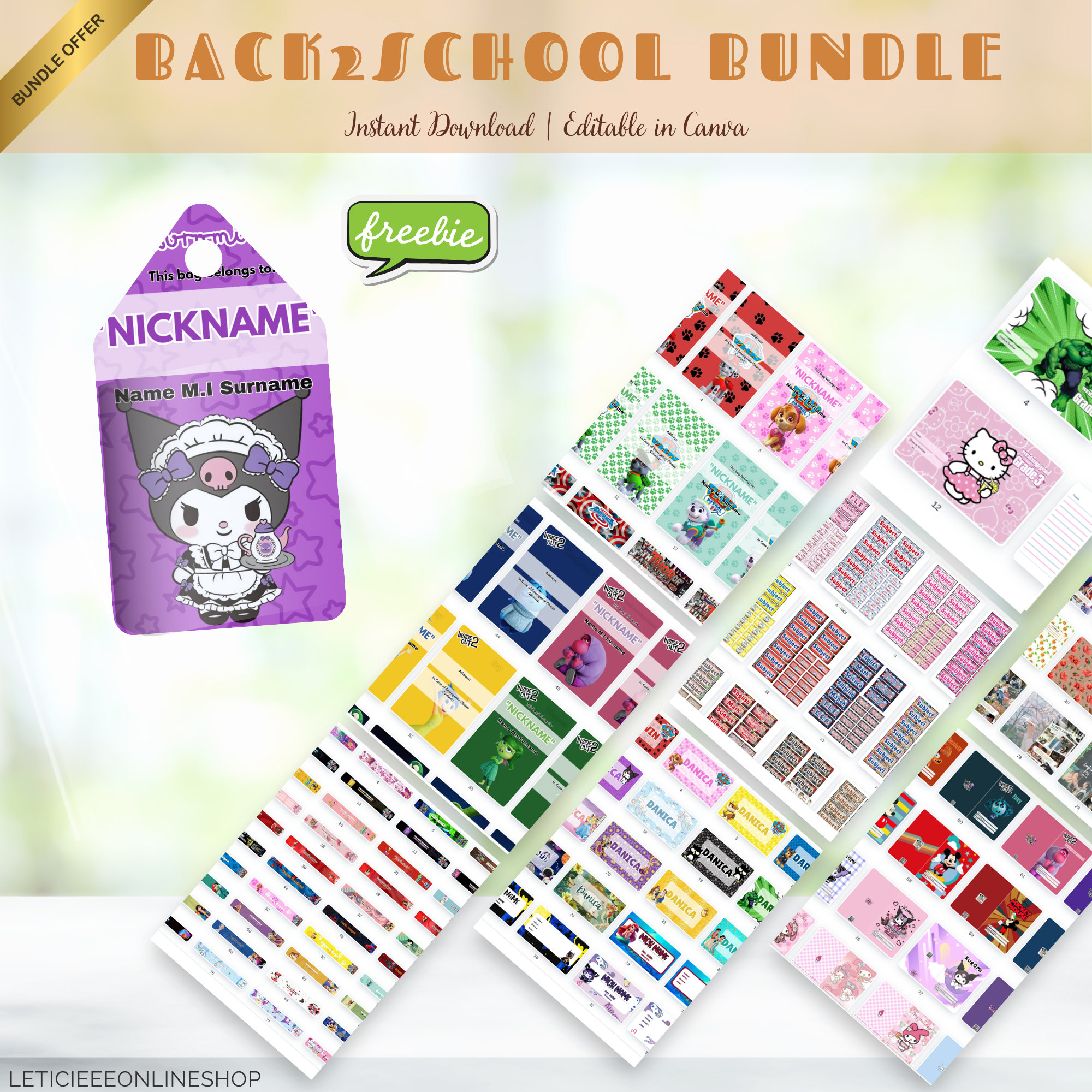 Educational Charts Bundle for Kids - Digital Learning Charts ...