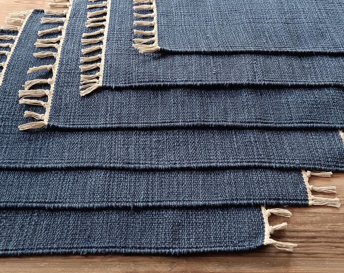 Denim Placements, Jean Placemats, Repurposed Jeans, Table Setting ...