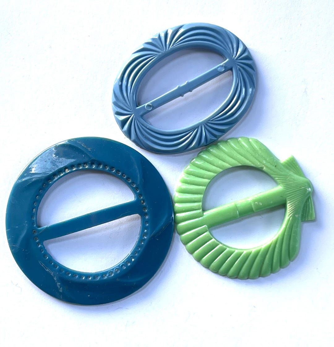 Vintage Plastic Buckles - Etsy