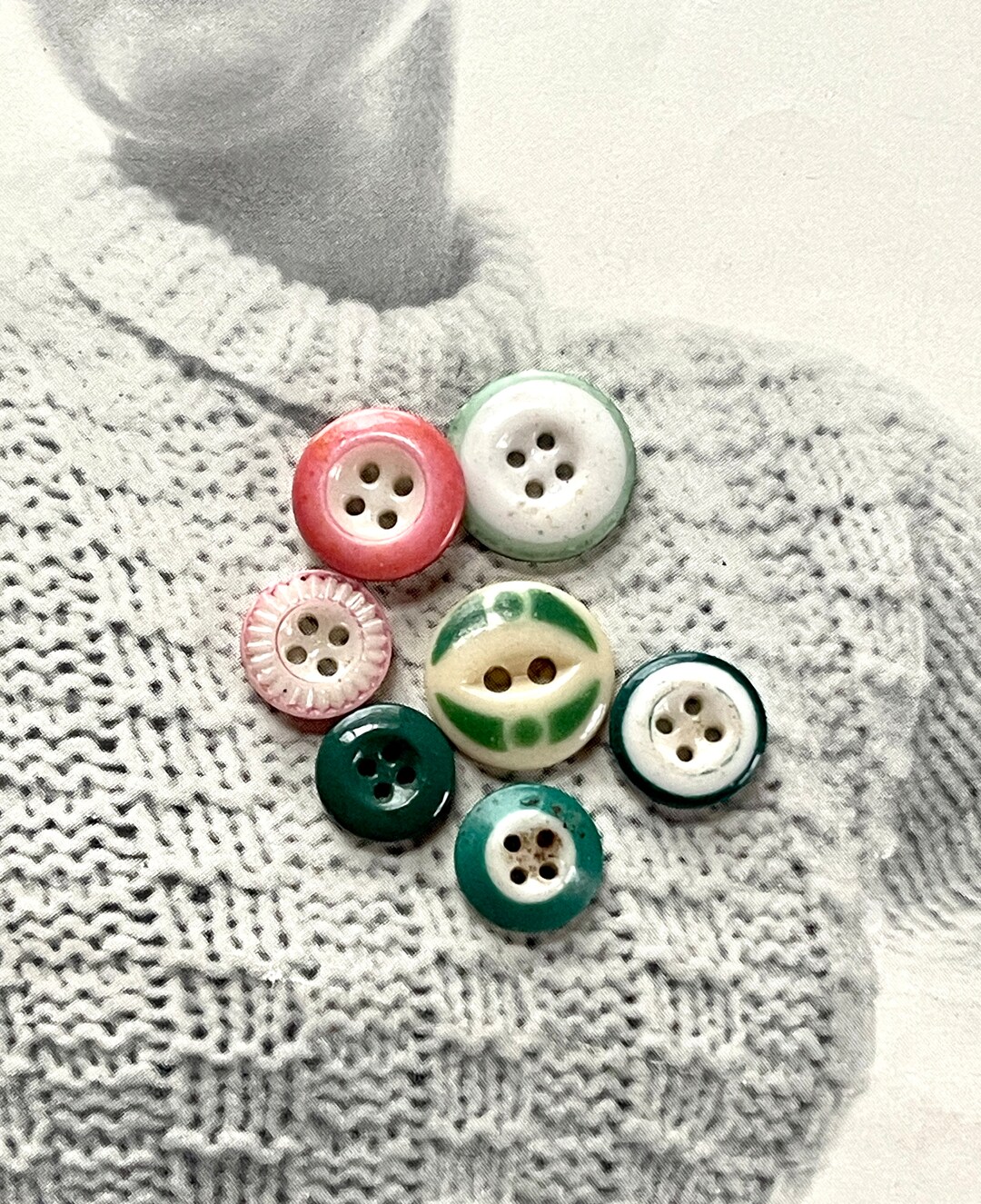 Antique China Buttons - Etsy