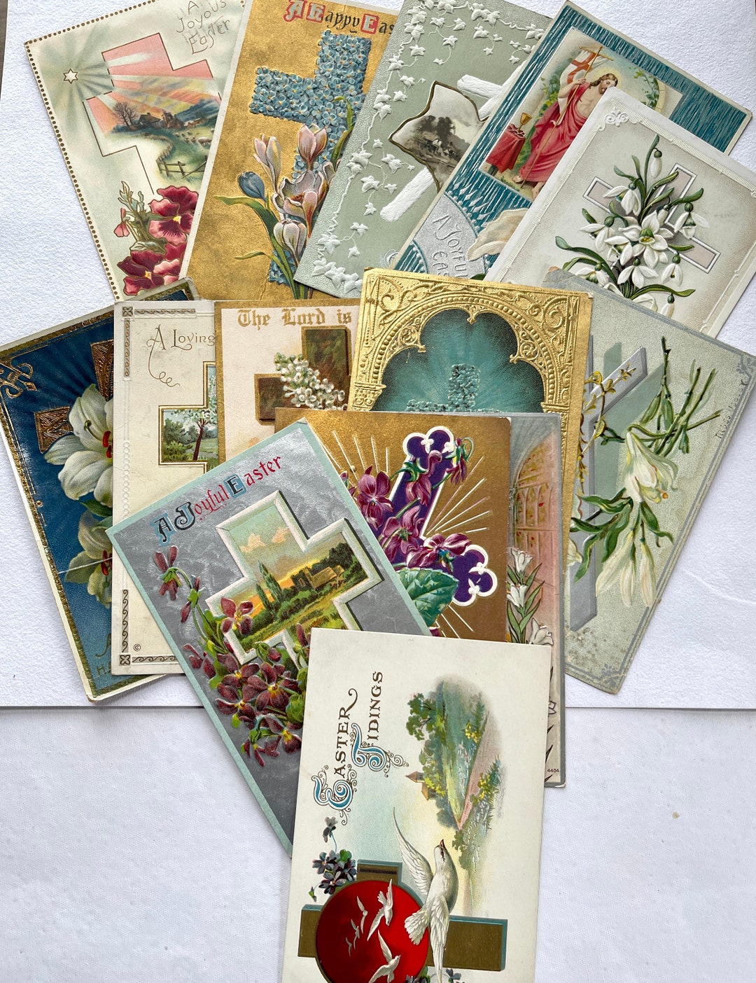 14 Vintage Easter Religious Postcards - Etsy