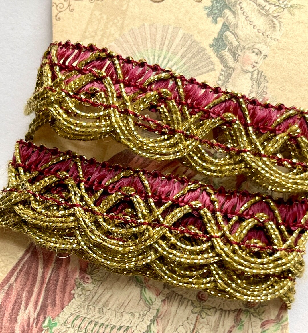 Vintage Gold Metallic Trim - Etsy