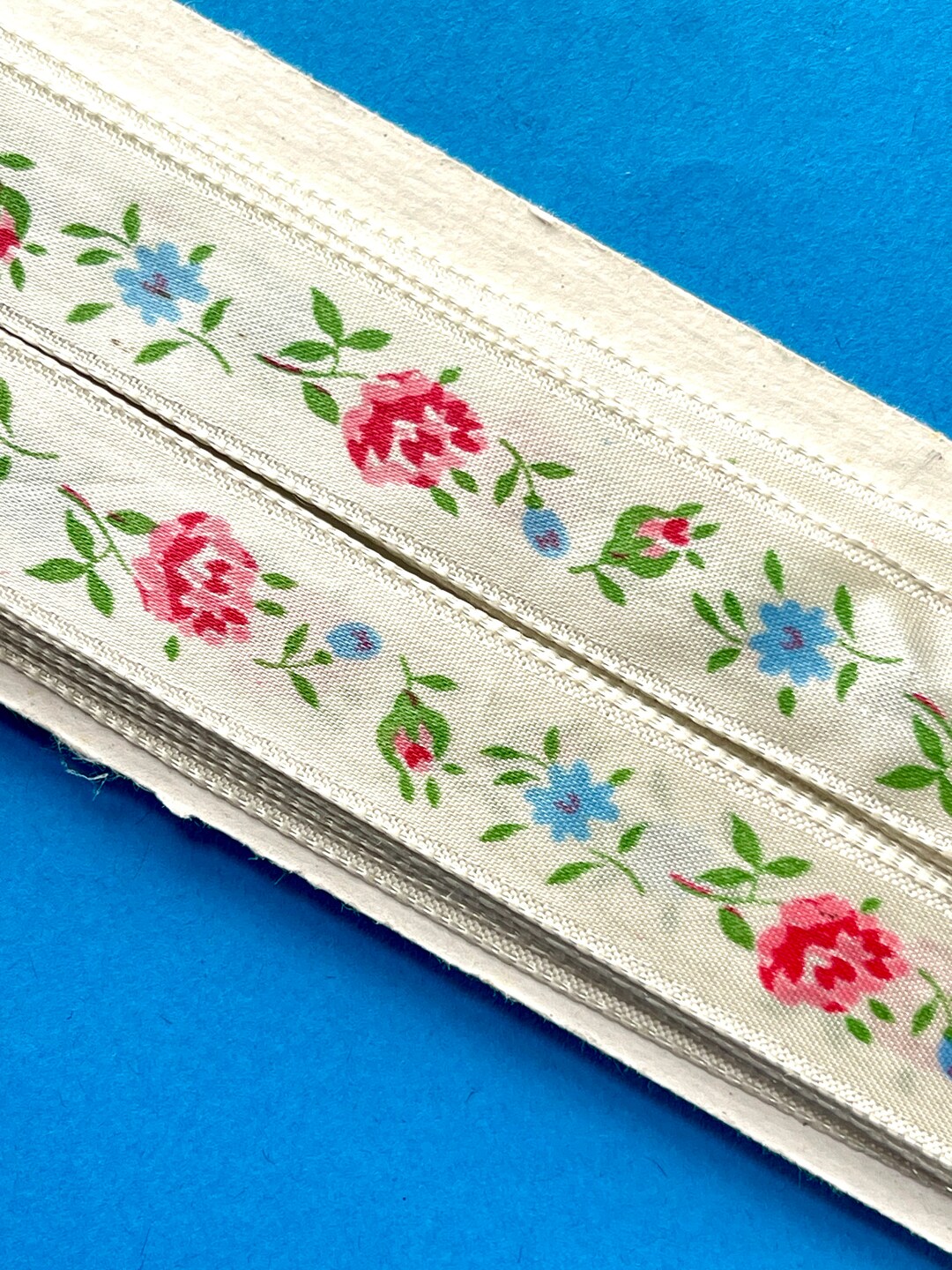 Vintage Rose Flower Ribbon Trim 4 Yards - Etsy
